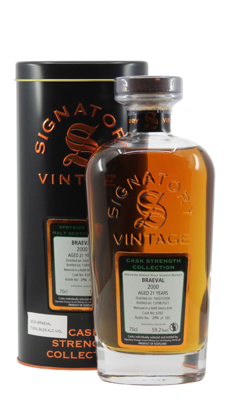 Kensington Wine Market - Signatory Braeval 2000 59.2% (873234)